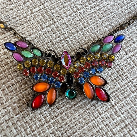 Sorrelli | Jewelry | Sorrelli Multicolor Butterfly Necklace | Poshmark